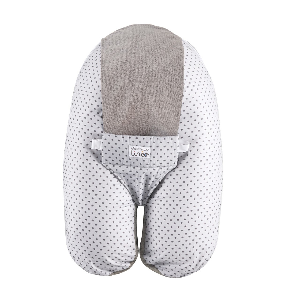 Tinéo - Maternity and breastfeeding Pillow - Multirelax - Grey / Stars
